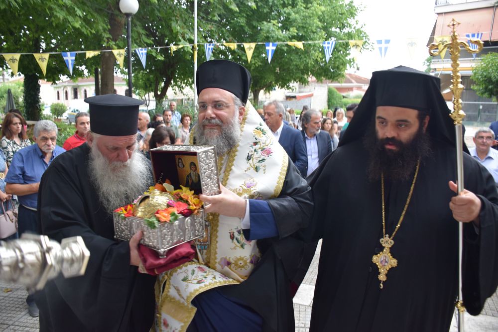 Στην εκκλησία Ριζαριού η τίμια κάρα του Όσιου Δαυίδ τον εν Ευβοία