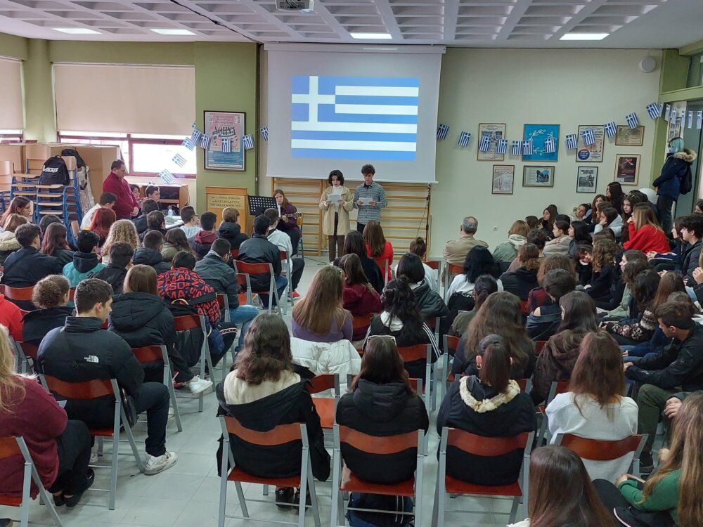 Ο εορτασμός της εξέγερσης του Πολυτεχνείου στο 4o Πειραματικό Λύκειο